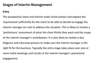 Interim management by calvella | PPTX | Resume Writing and Advice | Job ...