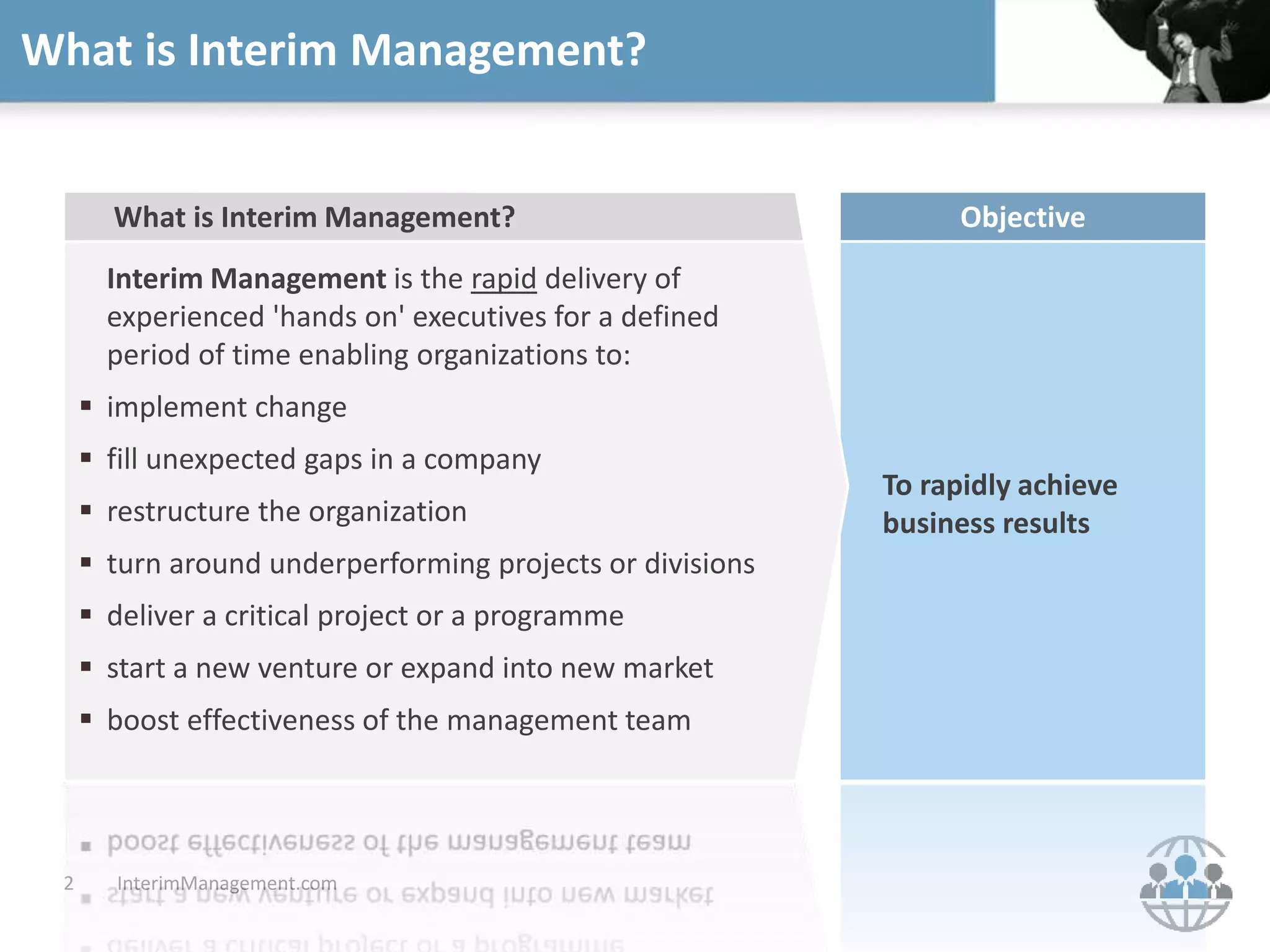 What is interim management? | PPT