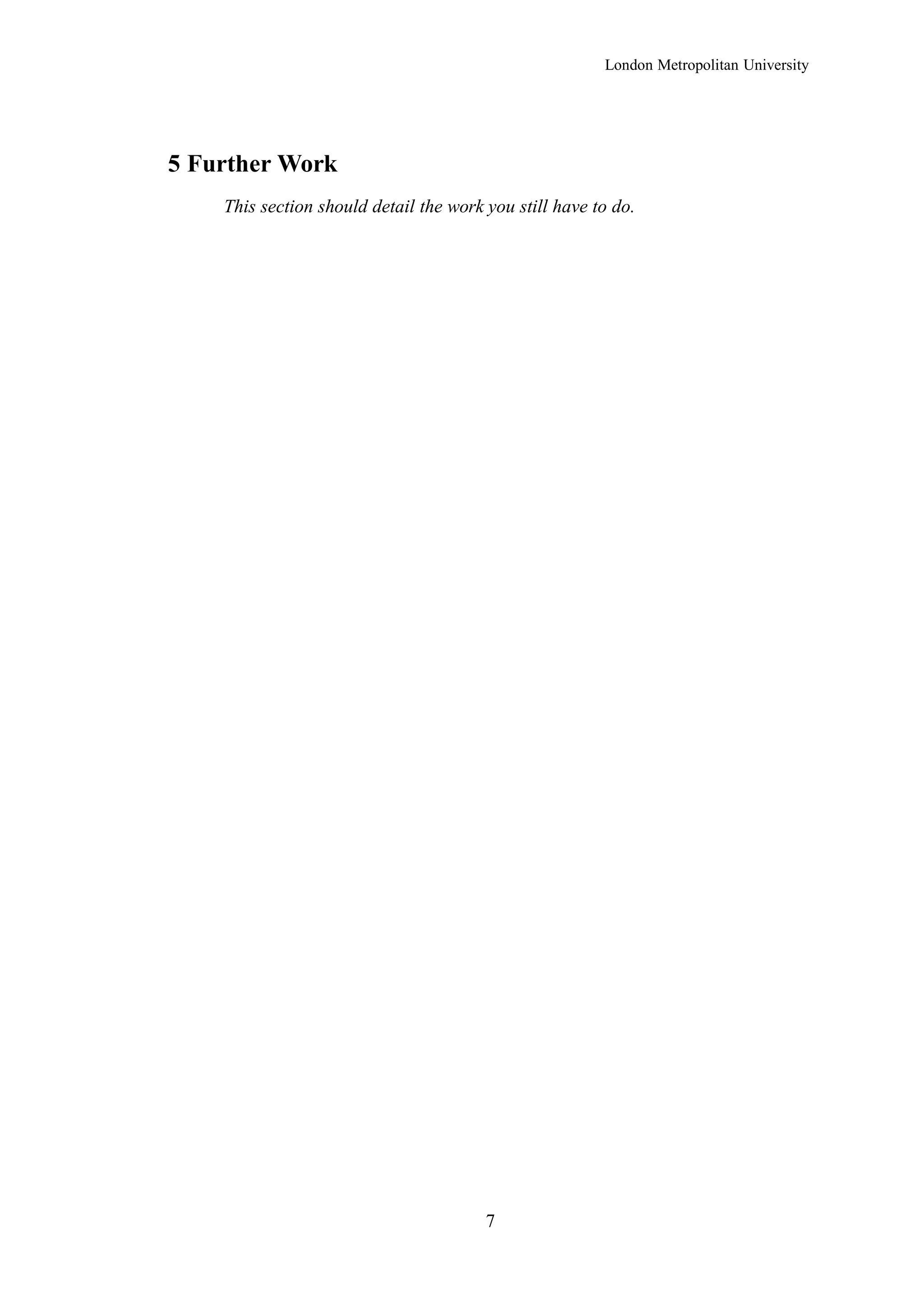 Interim report template | DOC