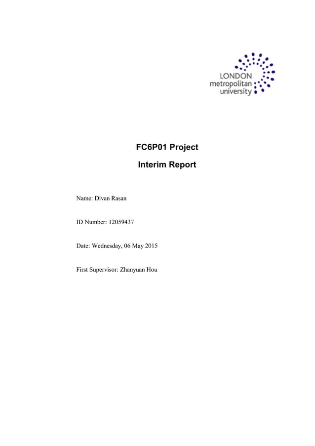 Interim report template | DOC