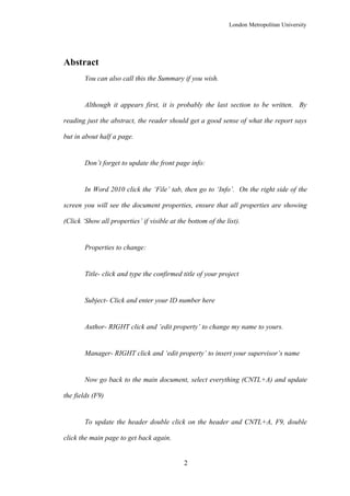 Interim report template | DOC