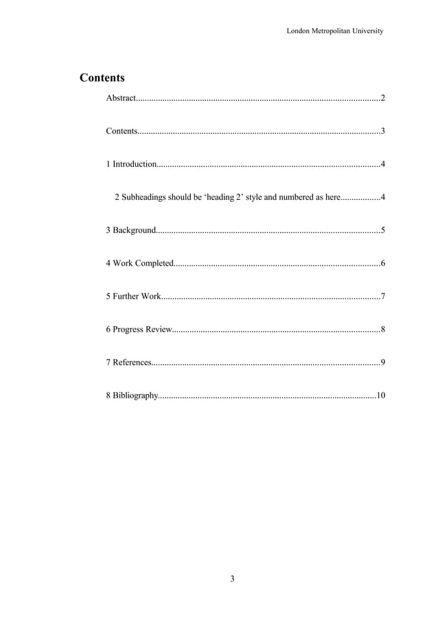 Interim report template | DOC
