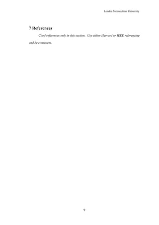 Interim report template | DOC