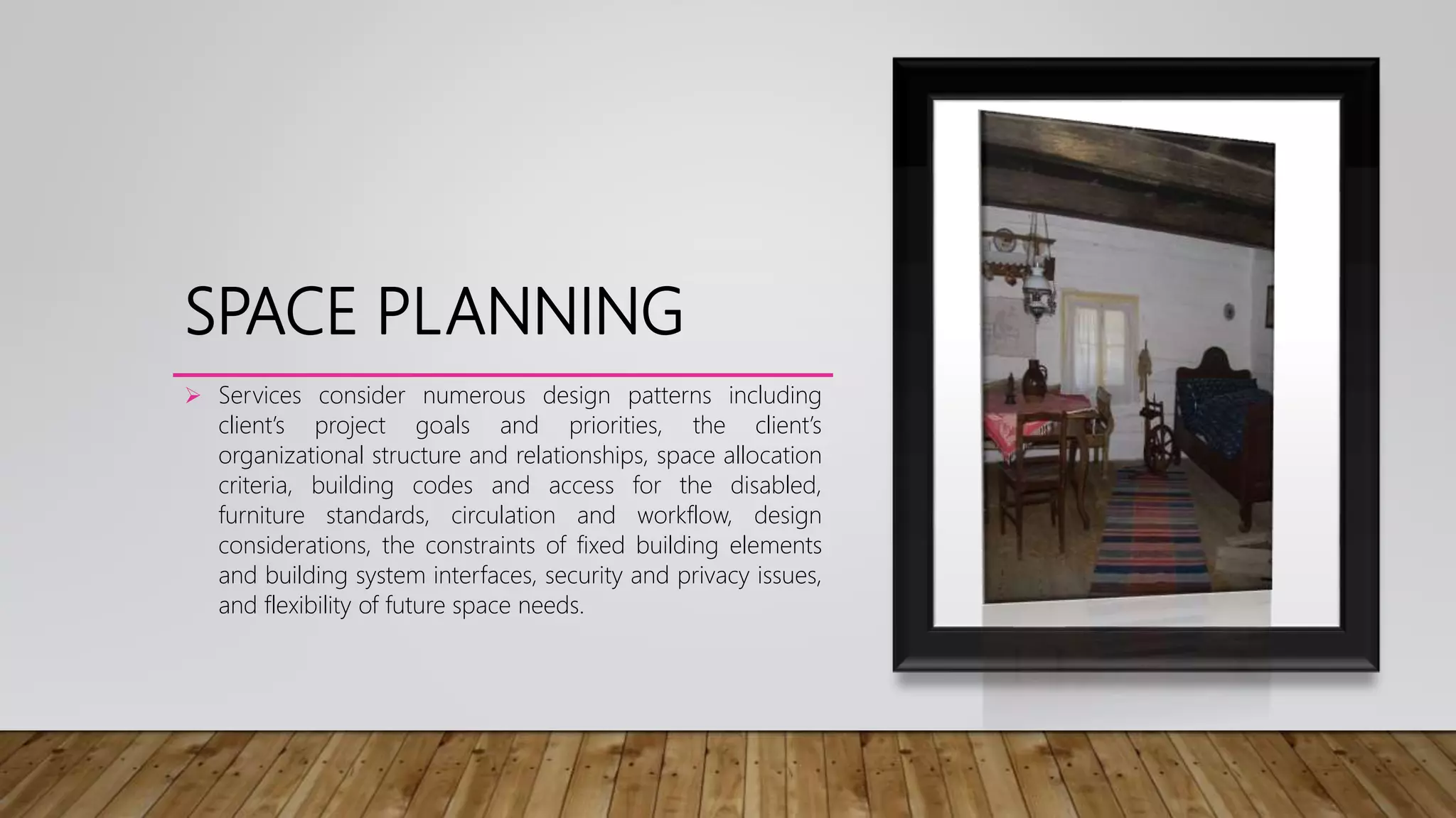 Interior Programming and Space Planning | PPTX
