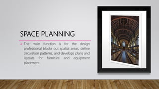 Interior Programming and Space Planning | PPTX