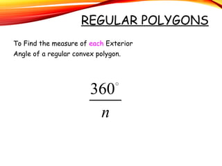 interior-and-exterior-angles-of-polygons | PPT