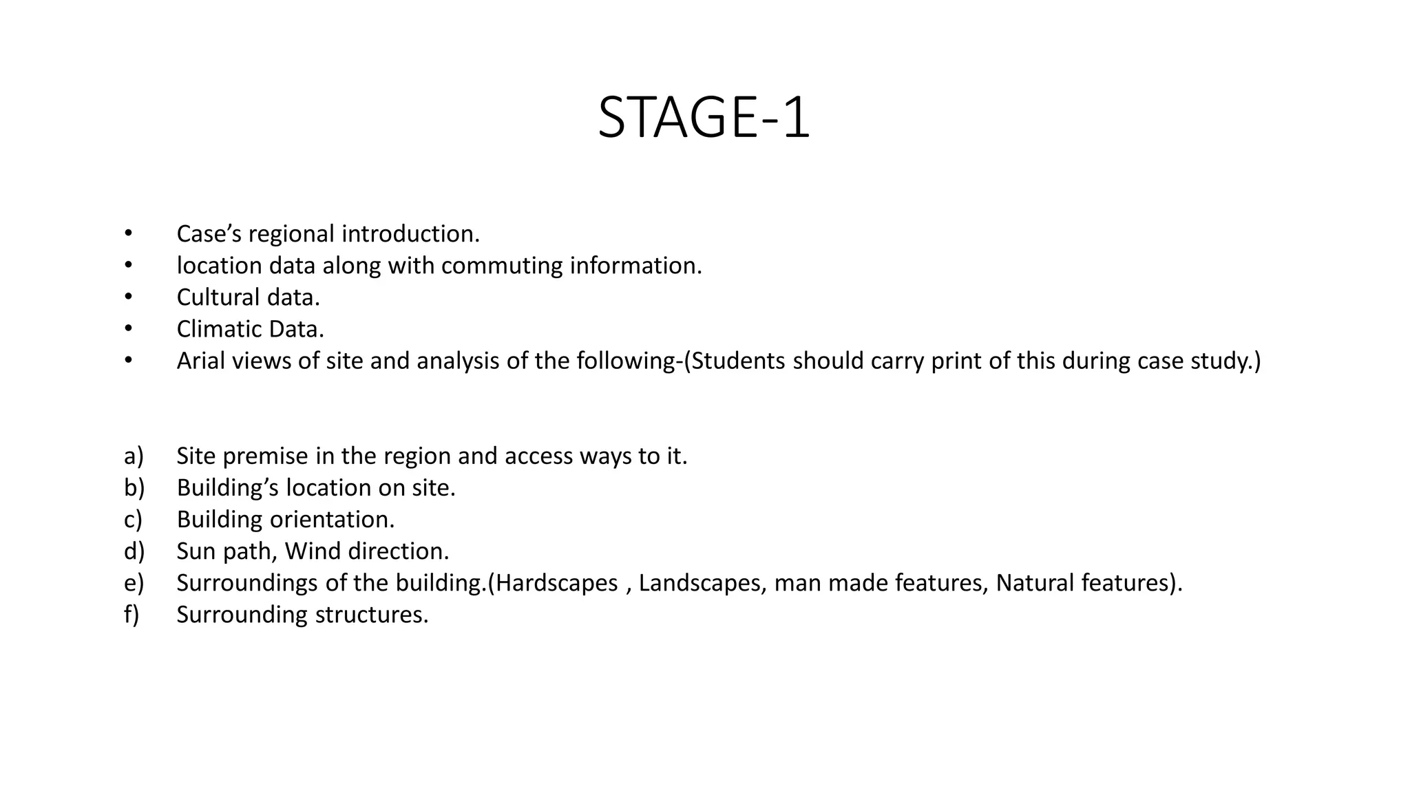 How to do an Architectural case study - | PDF