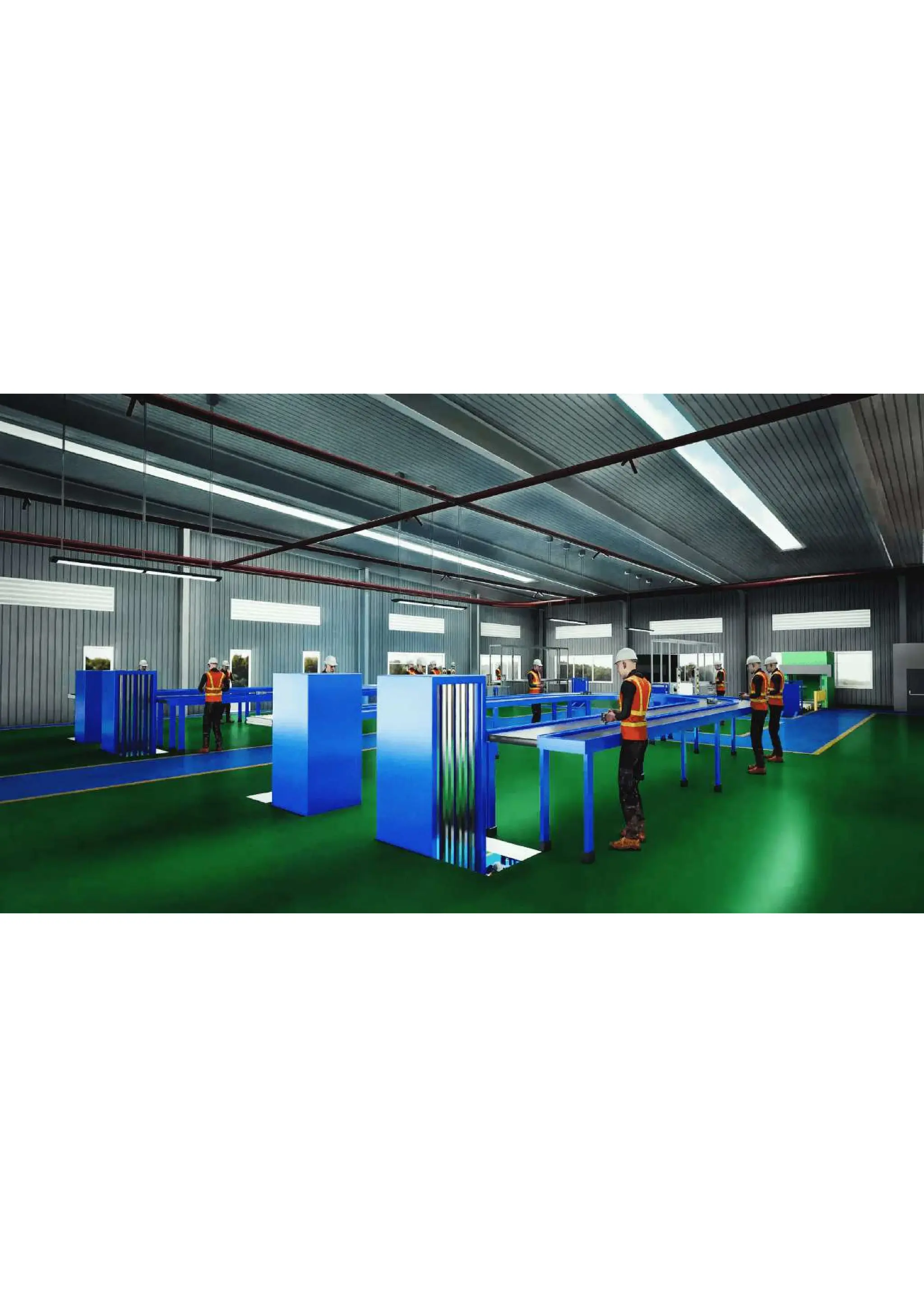 Exploring Futuristic Factory Designs: A 3D Interior Rendering Studio's ...