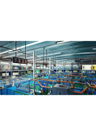 Exploring Futuristic Factory Designs: A 3D Interior Rendering Studio's ...