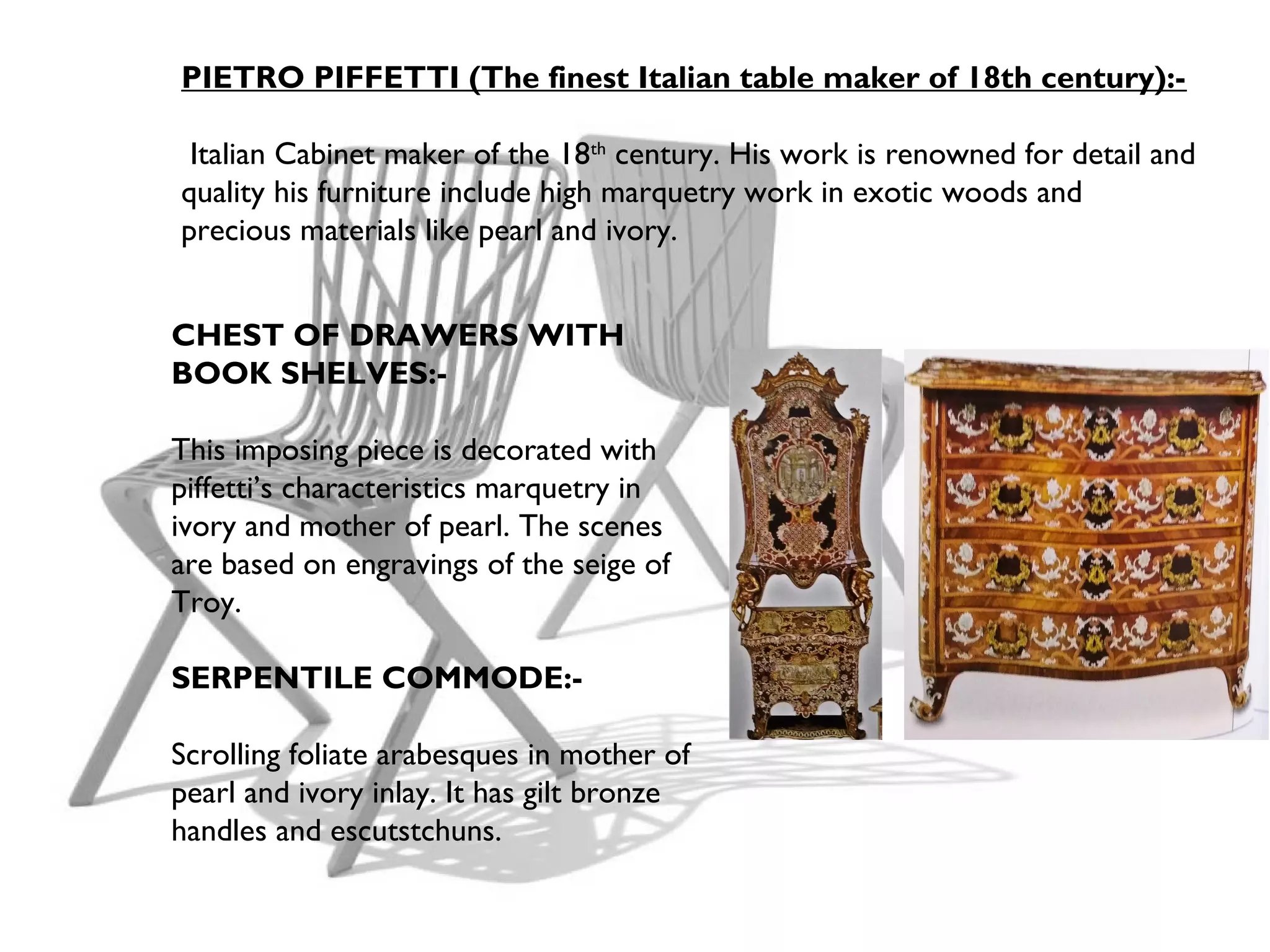 History of Furniture | PPT