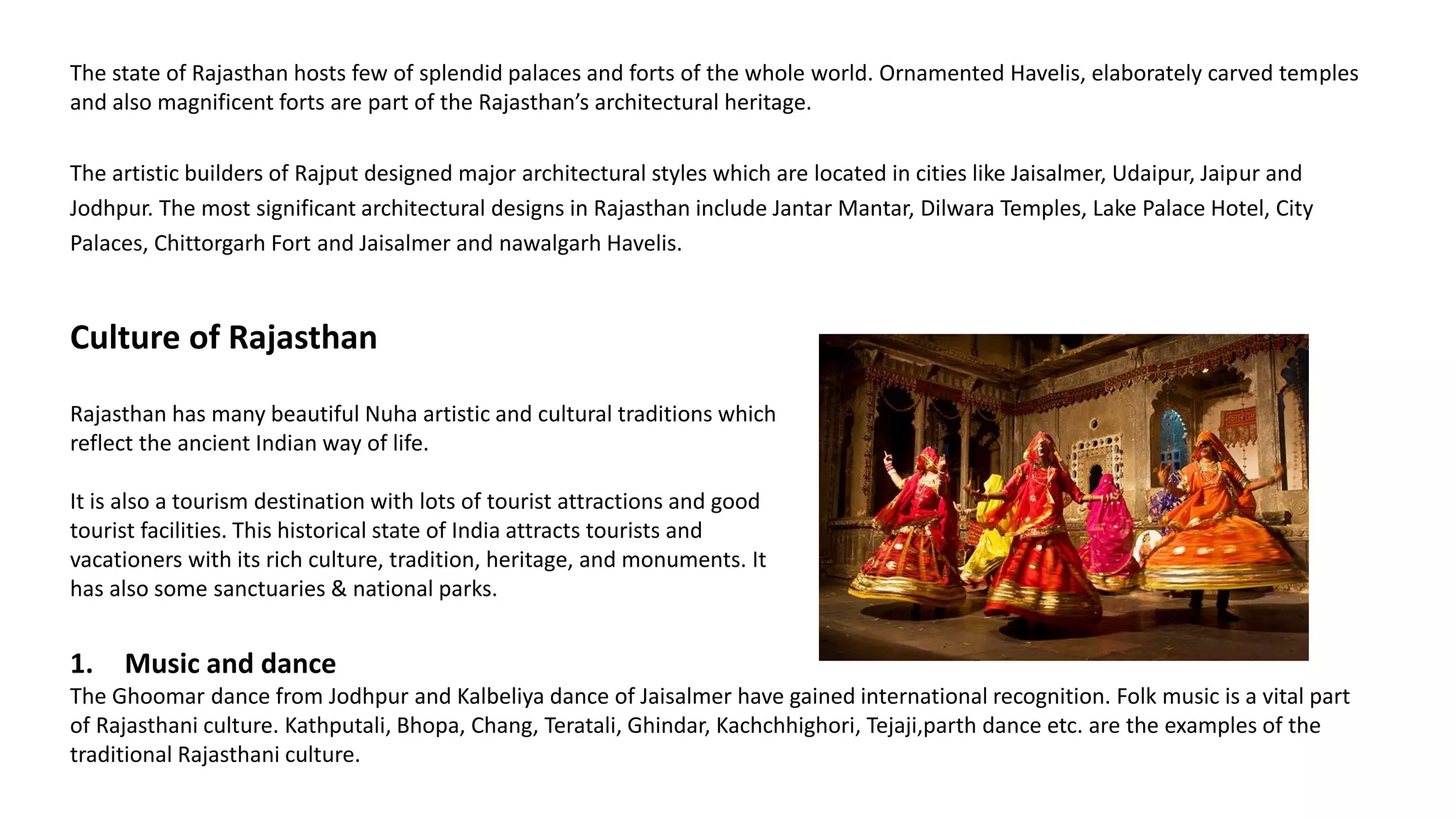 Interior and architecture of rajasth an | PDF
