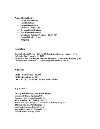 Interior Architecture & Design | PDF