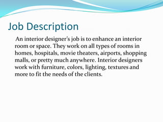 Interior design | PPTX