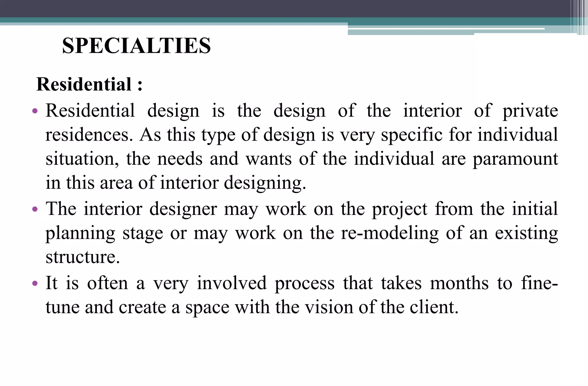 Interior design | PPTX