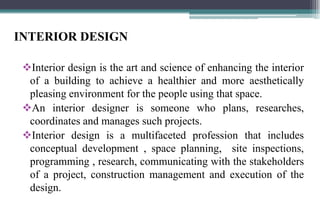 Interior design | PPT