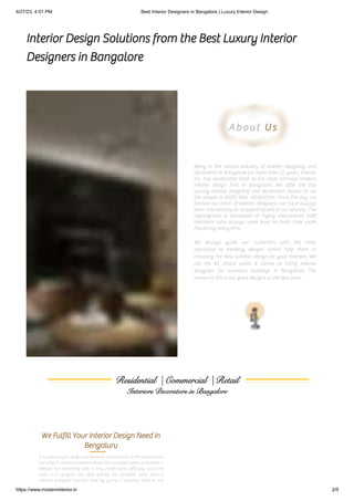 Interior Design | PDF