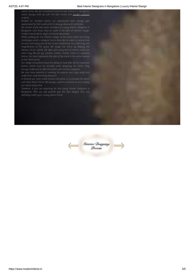 Interior Design | PDF