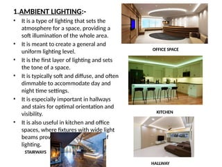 INTERIOR DESIGN.pptx detailing of interior elements | PPTX