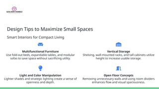 Interior Design Tips to Maximize Small Spaces | PPTX