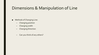 Interior design Module 1: elements of design | PPTX