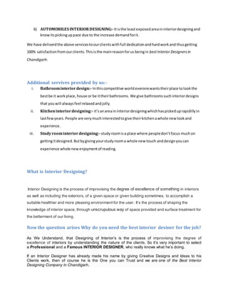 Interior design content | PDF