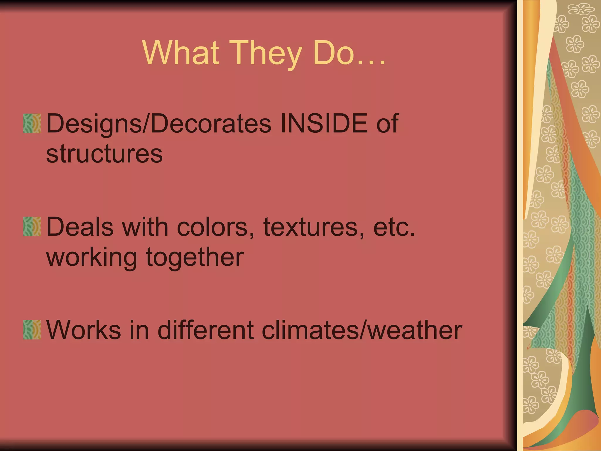 Interior Design ppt. | PPT