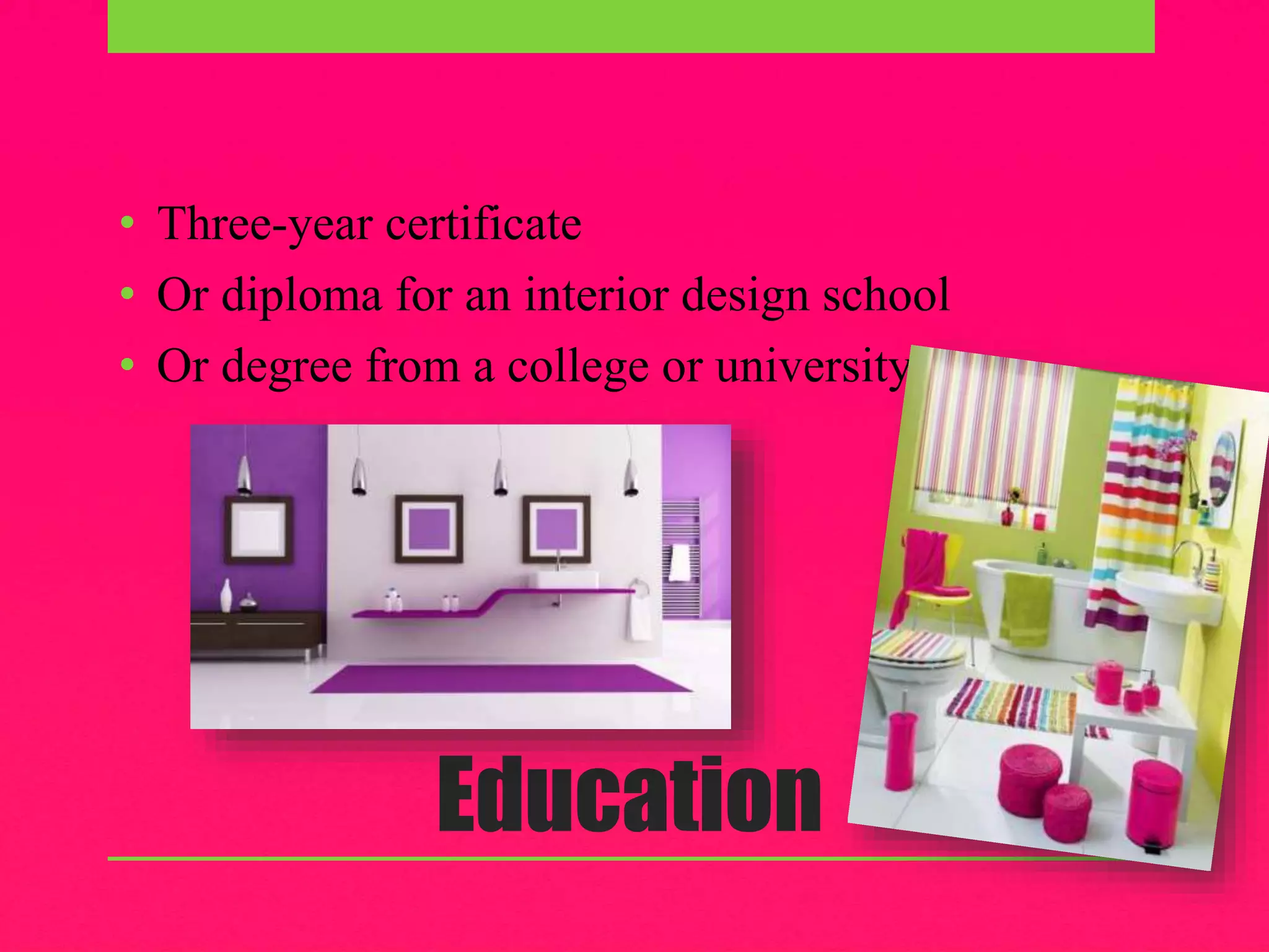 Molly E - Interior designer | PPT