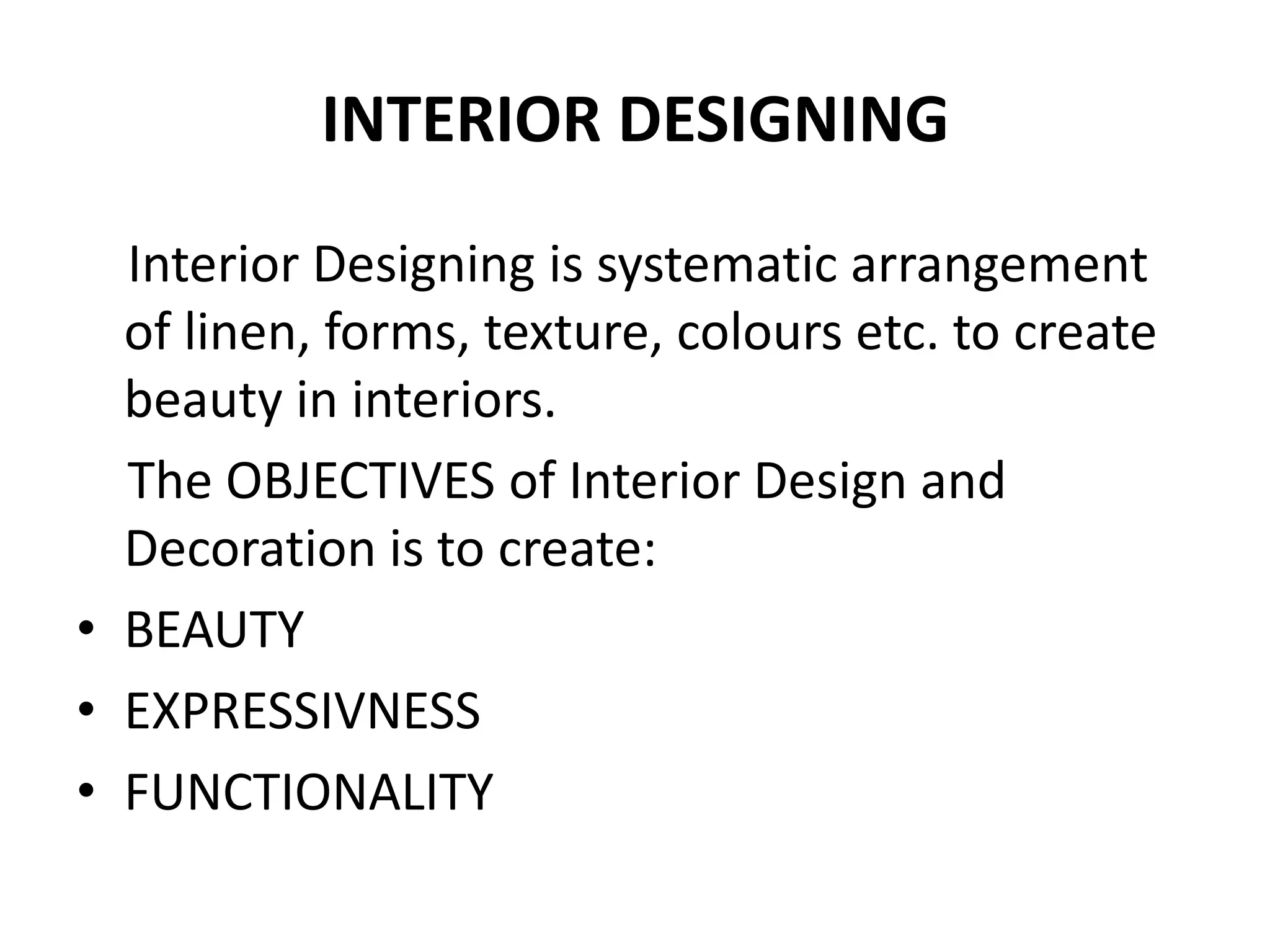 Interior designing | PPTX