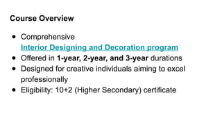Interior Designing & Decoration Course.pptx