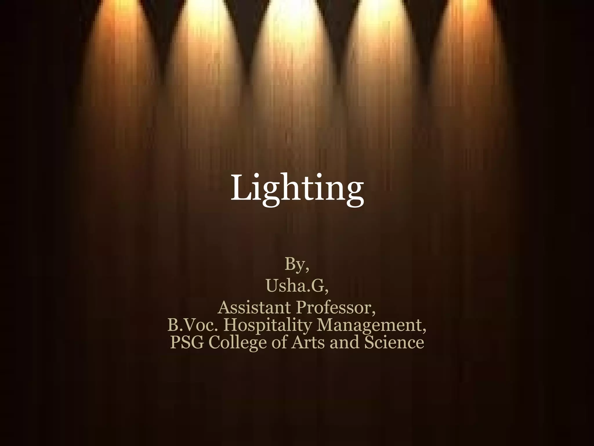 Interior Designing: Lighting | PDF