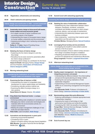 Interior Design and Construction Saudi Arabia | PDF | Business Expos ...