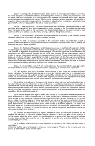 Interior design law | PDF