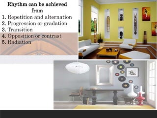 Rhythm Progression In Interior Design