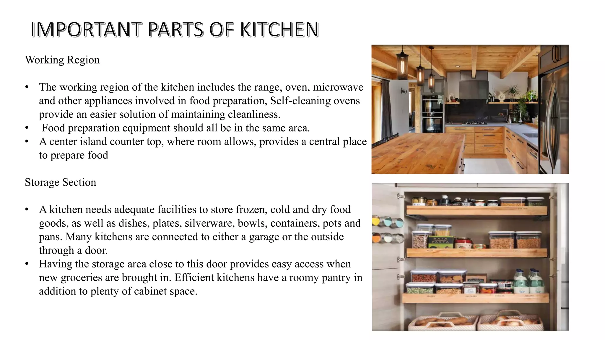 Space Planning Of Kitchen | PDF