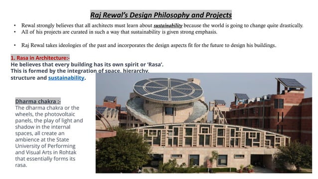 ARCHITECTURAL MARVELS OF RAJ REWAL WITH HIS DESIGN PHYLOSOPHIES | PDF