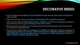Interior design studio client profile | PDF