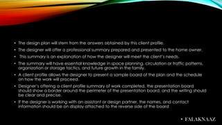 Interior design studio client profile | PDF