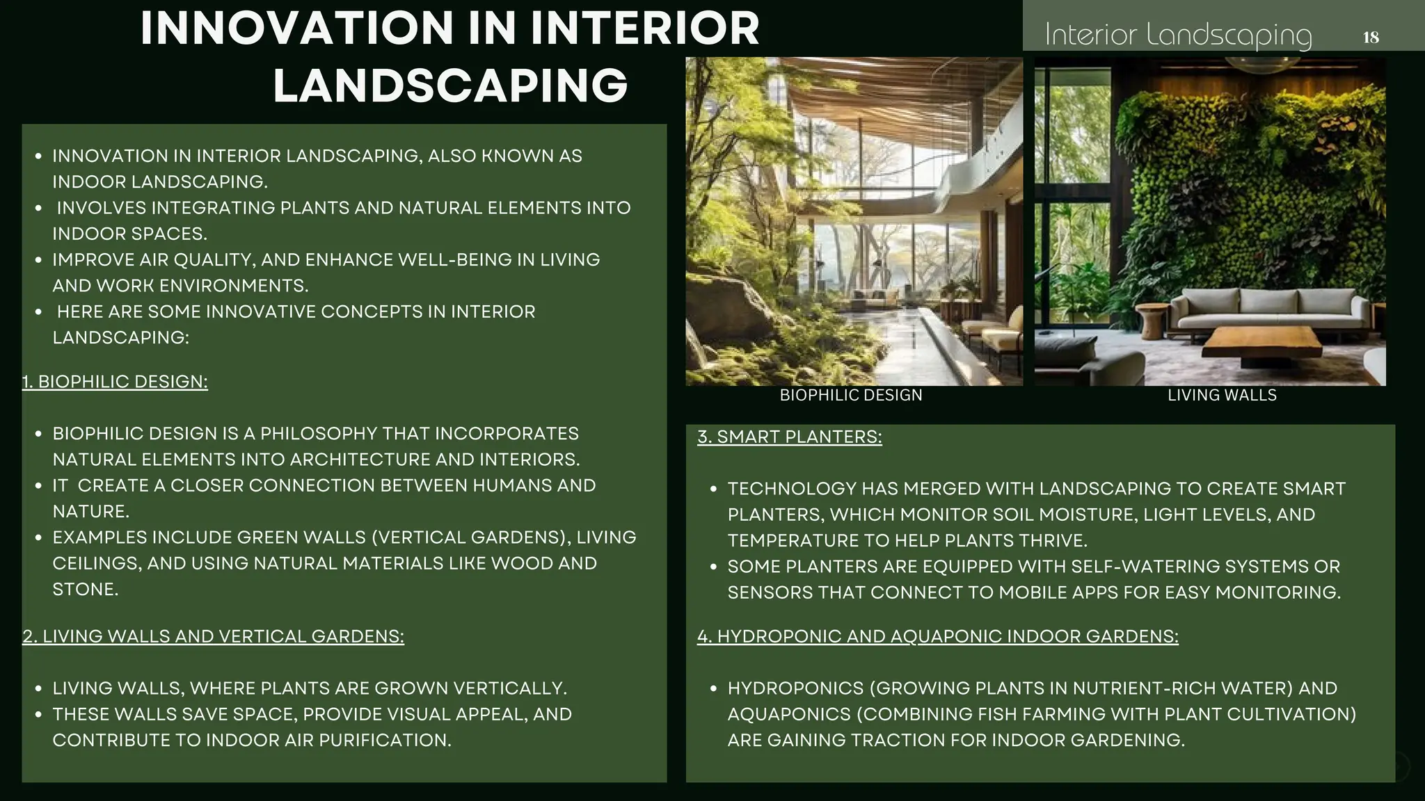Interior Landscaping - interior design.. | PDF