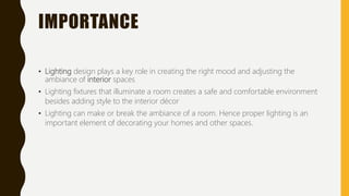 Interior lighting | PPTX