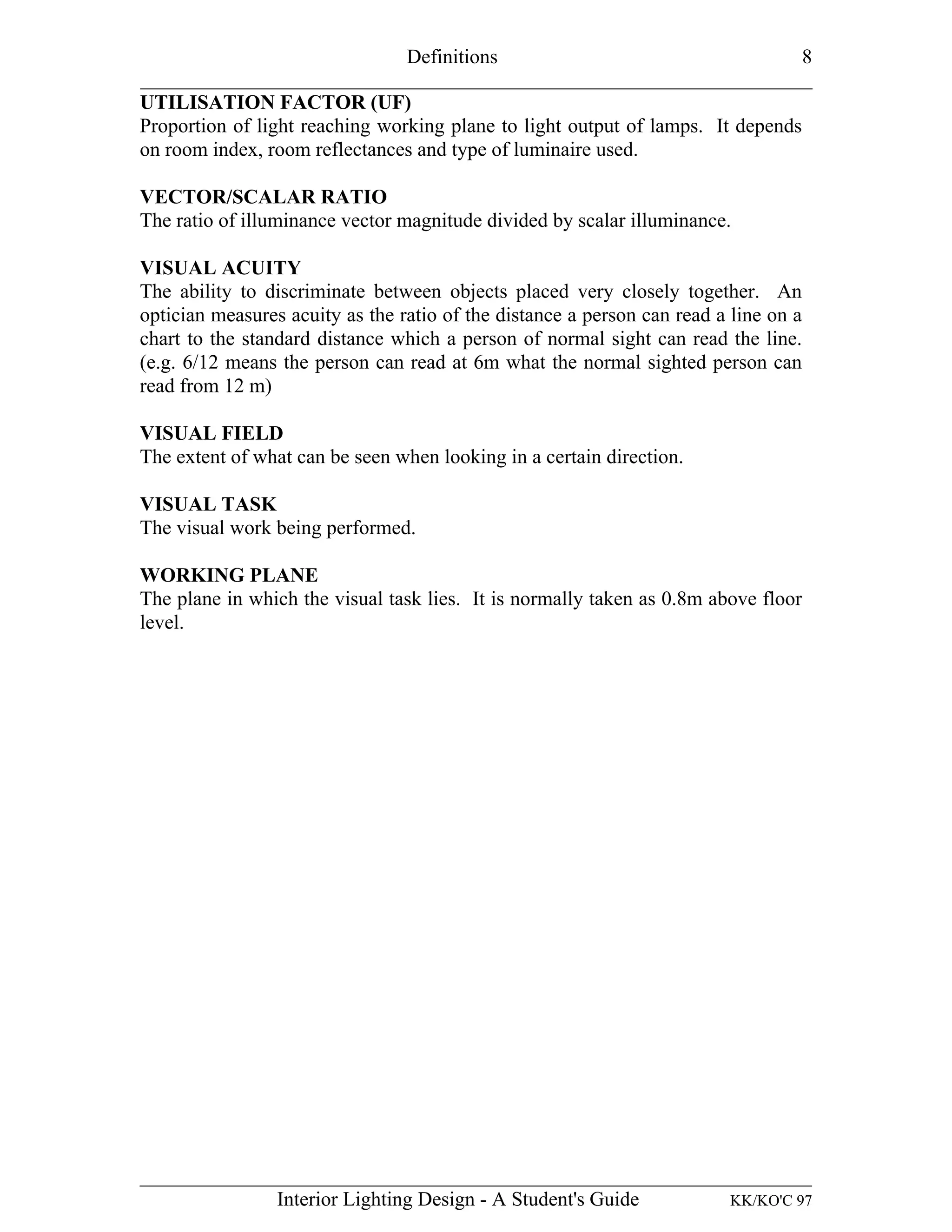 INTERIOR LIGHTING DESIGN A STUDENT'S GUIDE | PDF