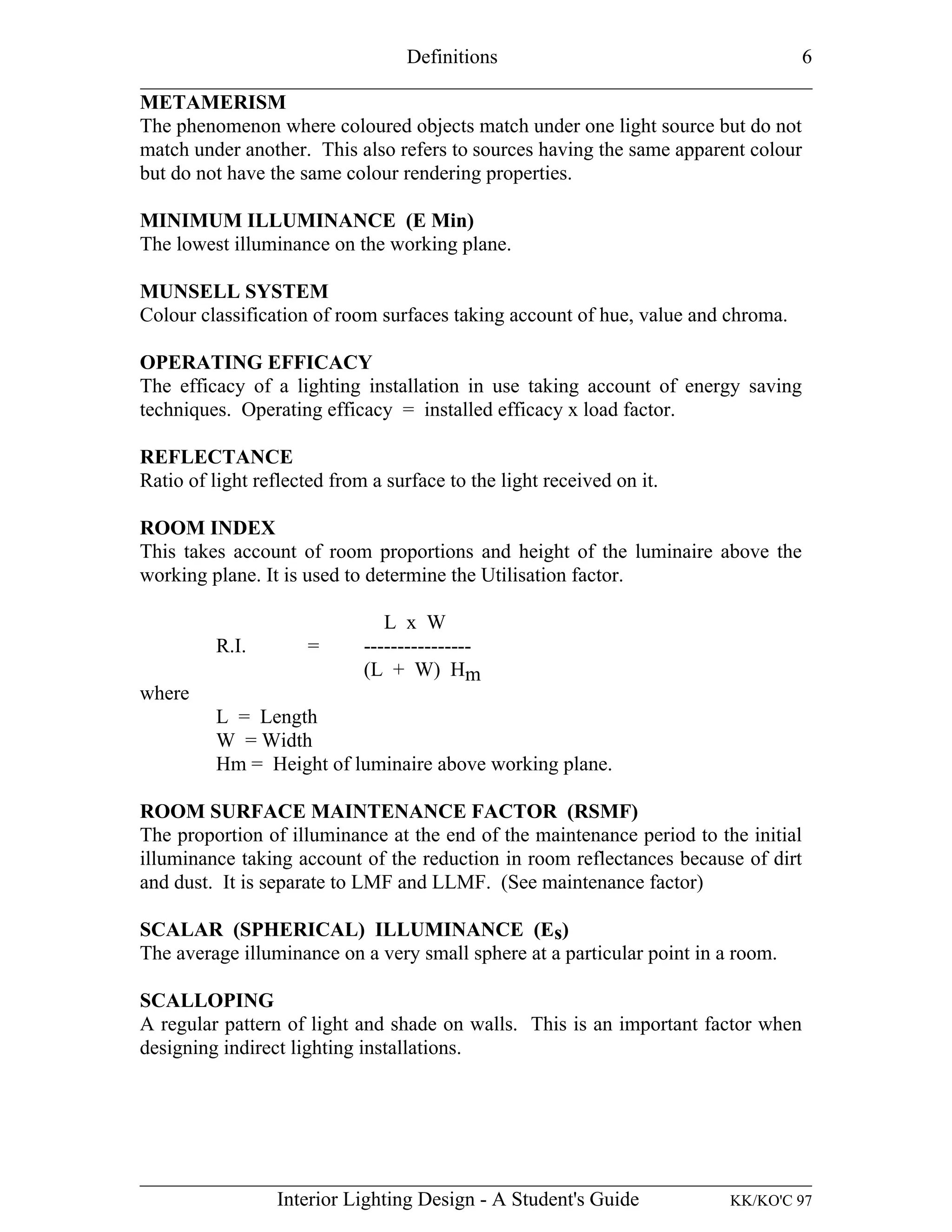 INTERIOR LIGHTING DESIGN A STUDENT'S GUIDE | PDF