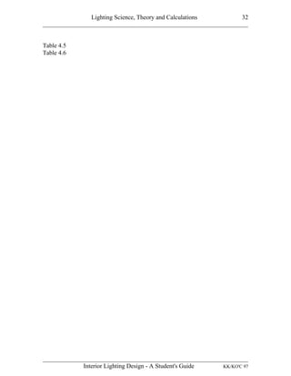 INTERIOR LIGHTING DESIGN A STUDENT'S GUIDE | PDF