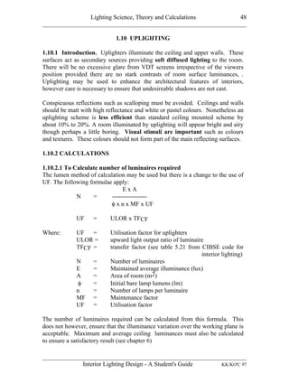 INTERIOR LIGHTING DESIGN A STUDENT'S GUIDE | PDF