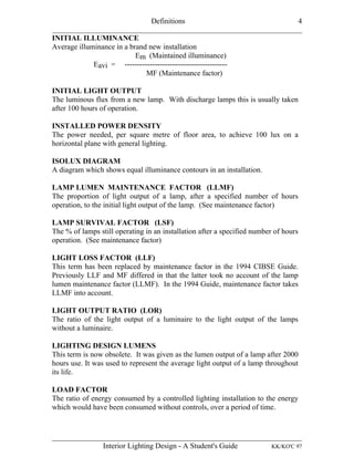 Lighting Design Students Guide CIBSE PDF PDF, 40% OFF