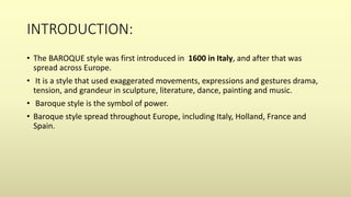 Interior of baroque | PPTX