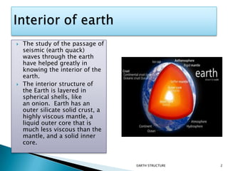 Interior of earth | PPTX