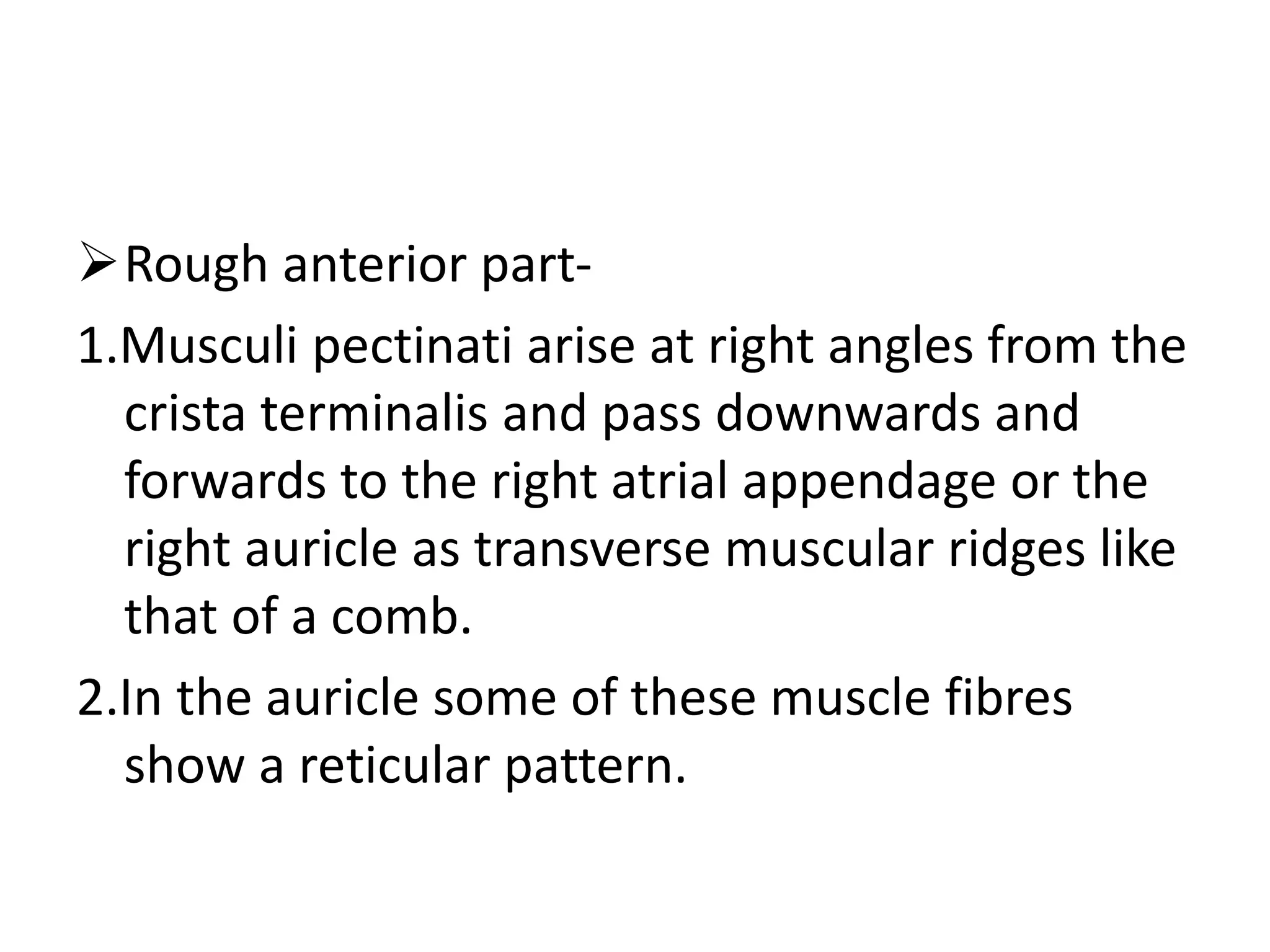 Interior of right atrium | PPTX