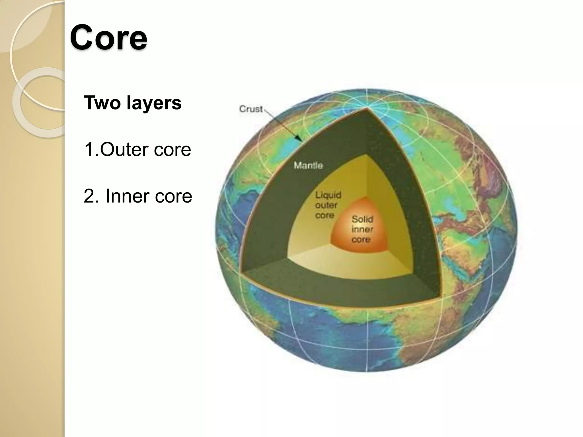 Interior of the earth | PPTX