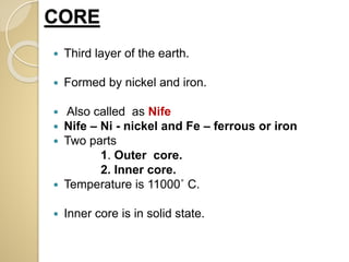 Interior of the earth | PPTX