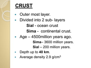Interior of the earth | PPTX